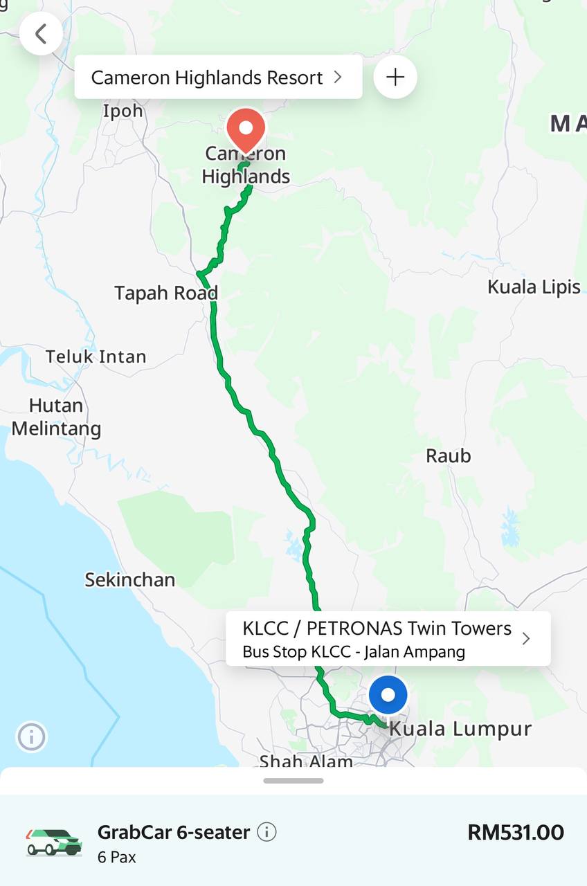 Excursion Cameron Highlands avec guide francophone chauffeur